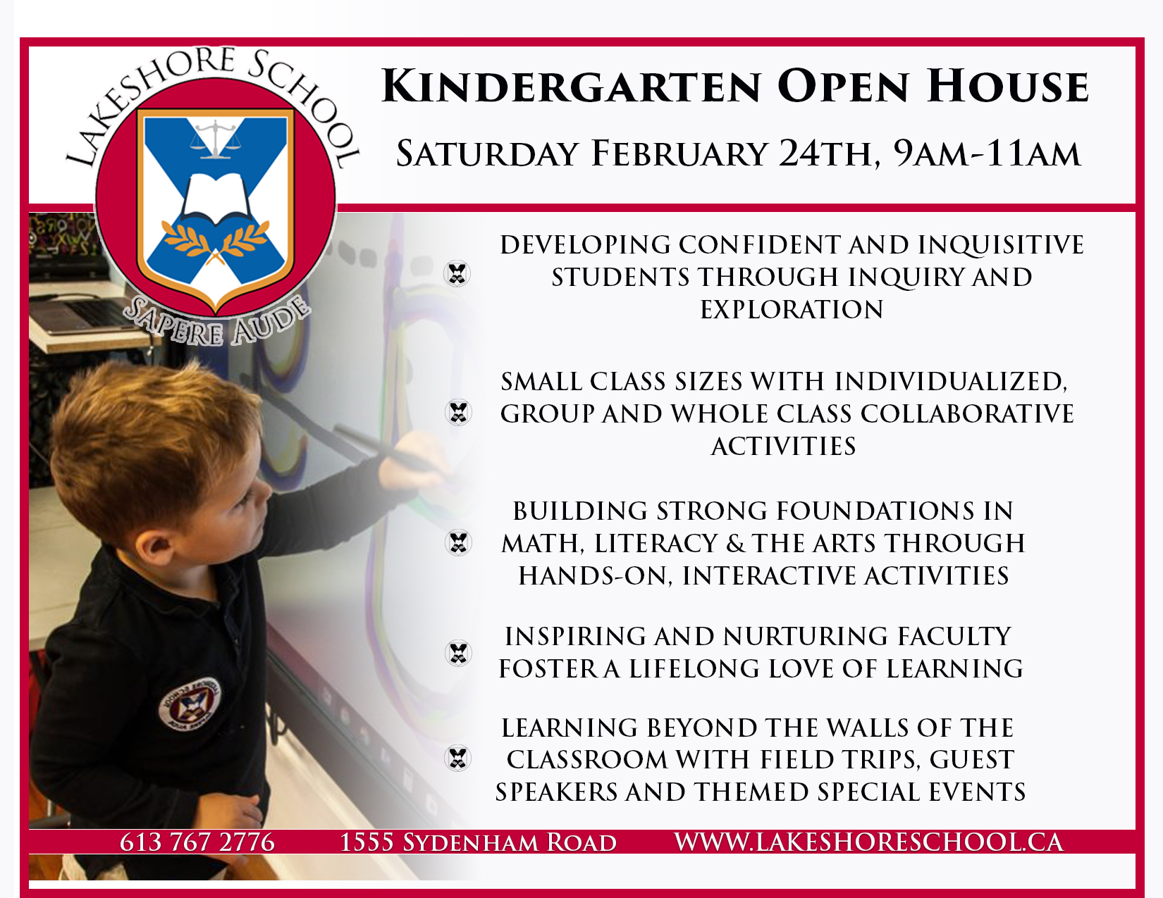 Kindergarten Open House copy – Lakeshore School